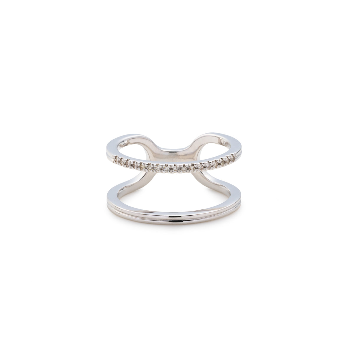 BELUGA Diamond Double Line Ring