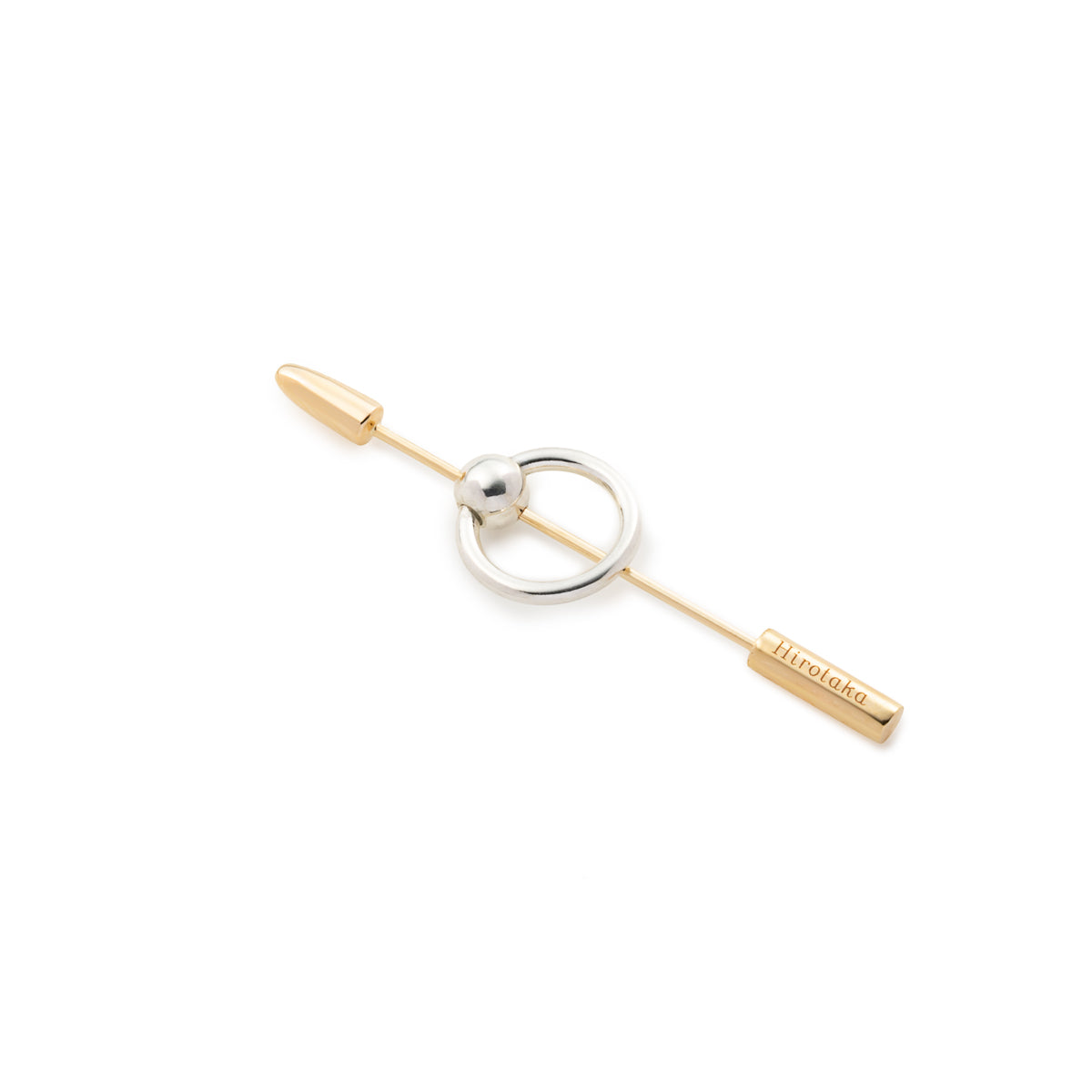 PUNCTURE Spear Earring, Silver Captive Ball